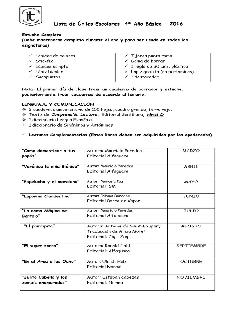 Cuarto-Basico 0 | PDF