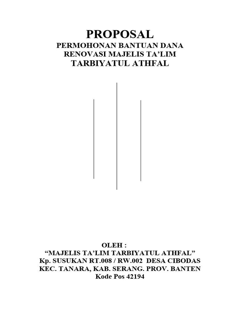 Proposal Majelis Ta'lim Tarbiyatul Athfal 2 | PDF