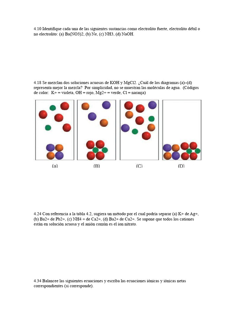 Ejer 4.12 | PDF | Concentración | Redox
