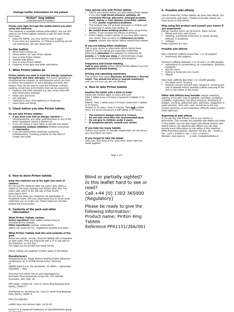 2198263.PPA1151 - 266 - 001..000001product Leaflet Approved.180316 ...