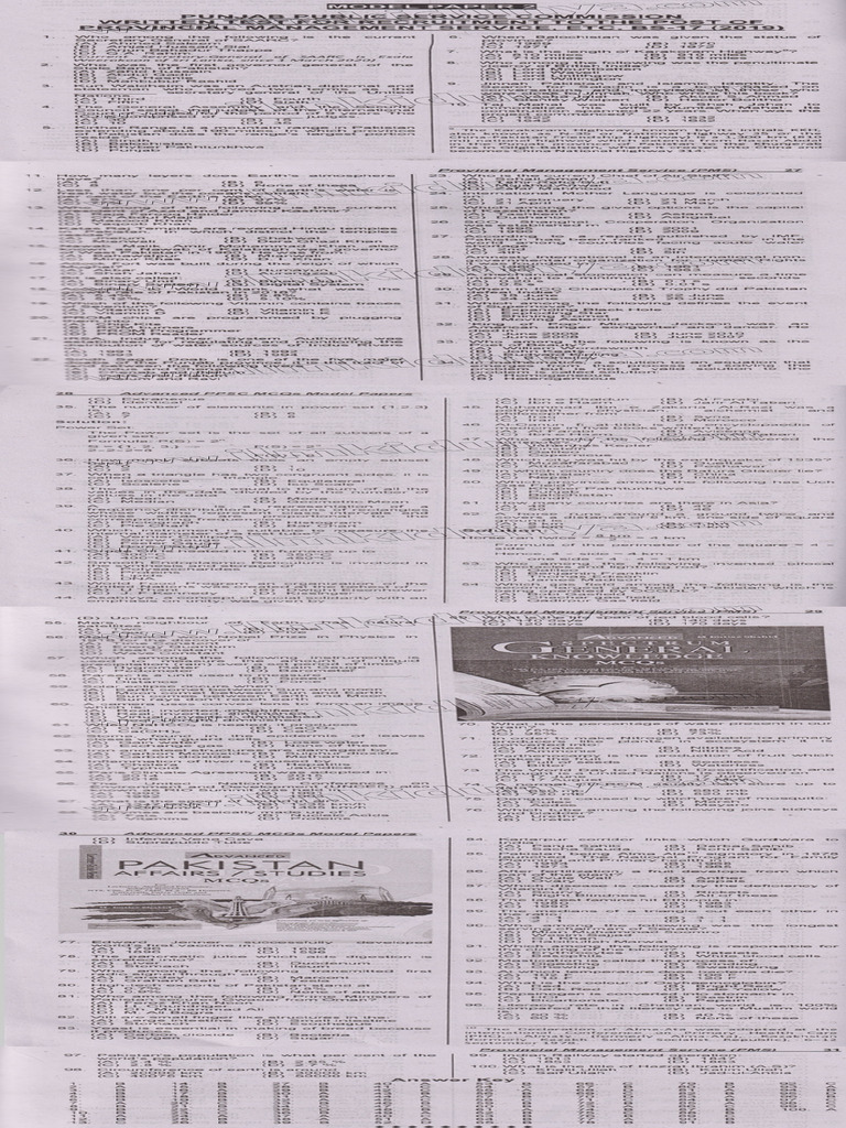 Past Paper 2019 PPSC Punjab Public Service Commission Department PMS ...