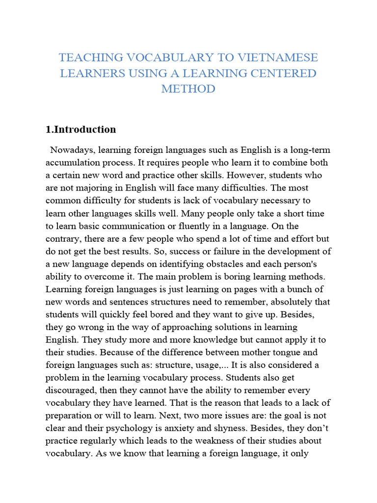 Introduction To Applied Linguistic | PDF