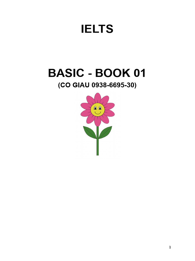 Basic Ielts - Book 01 .Co Giau | PDF