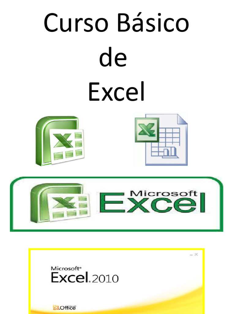 Curso Básico de Excel en PDF | PDF | Hoja de cálculo | Matemáticas