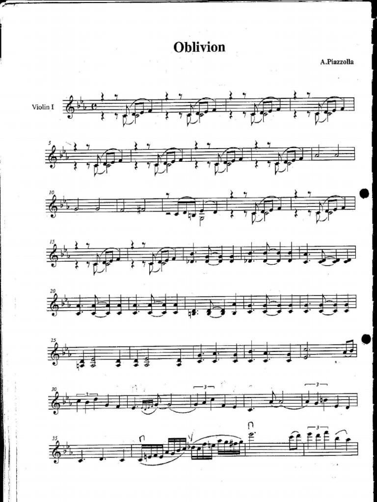 A.Piazzolla - Oblivion 2 | PDF