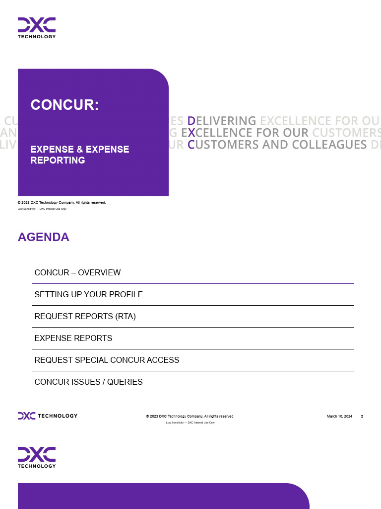 Concur Training | PDF | American Express | Expense