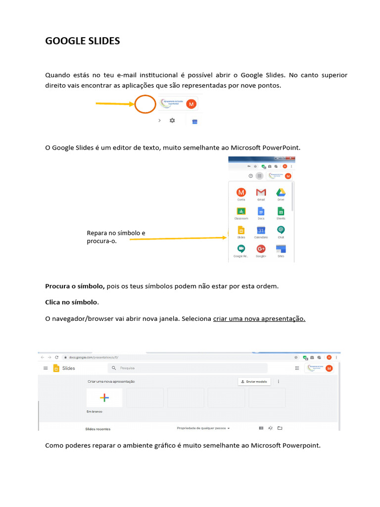 Guia Prático para Usar Google Slides | PDF