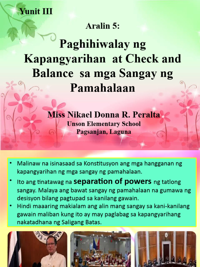 AP YUNIT 3 ARALIN 5 2 3 Araw Inkay - Peralta | PDF