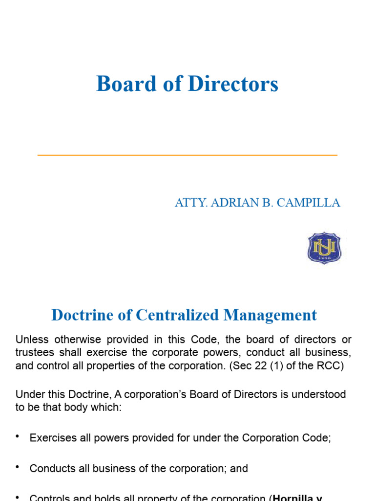 03. Board of Directors | PDF | Dividend | Retained Earnings