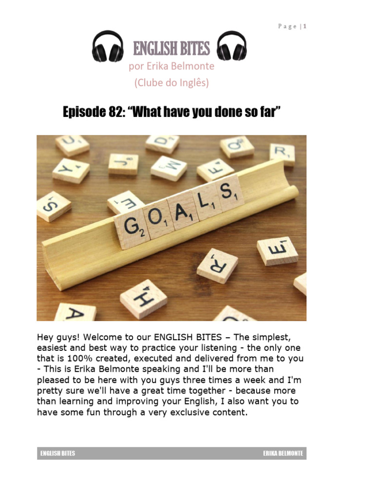 English Bites - Episode 82 | PDF