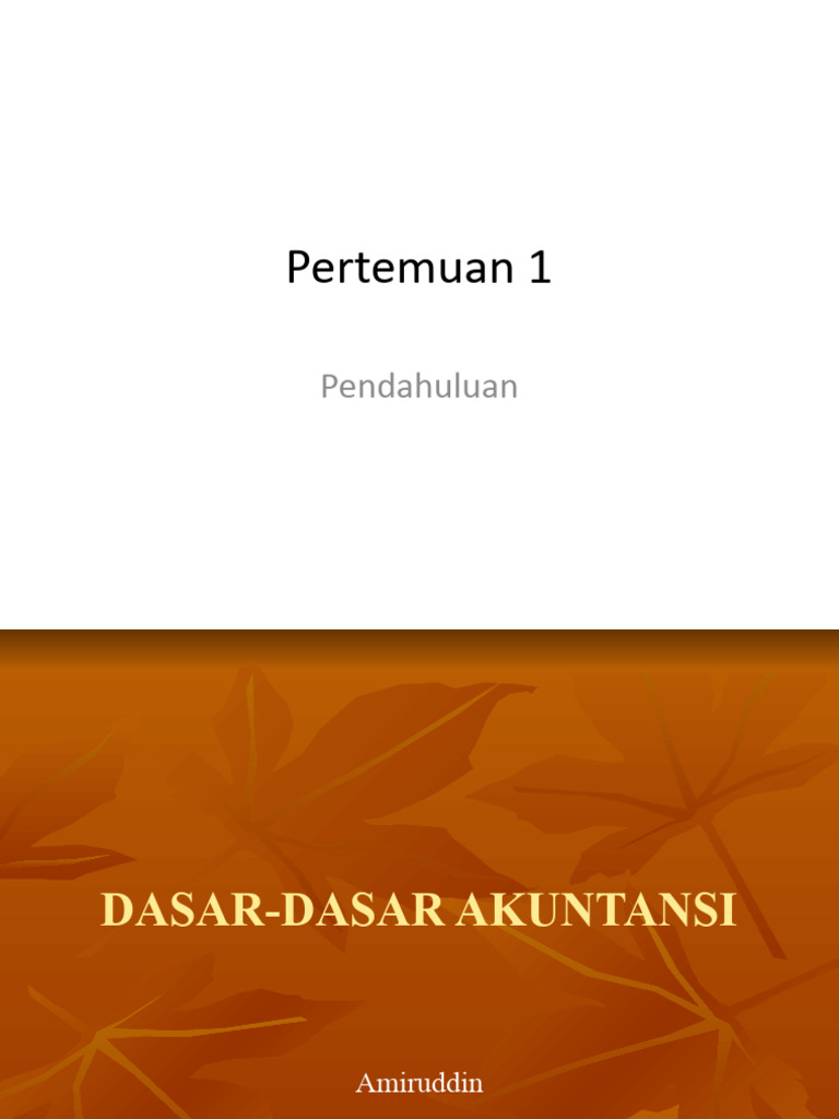 Pertemuan 1 | PDF | Karier & Perkembangan | Pengelolaan Keuangan & Uang
