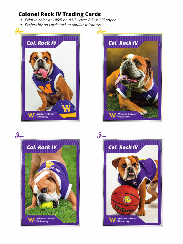 Trading Card Sheet | PDF