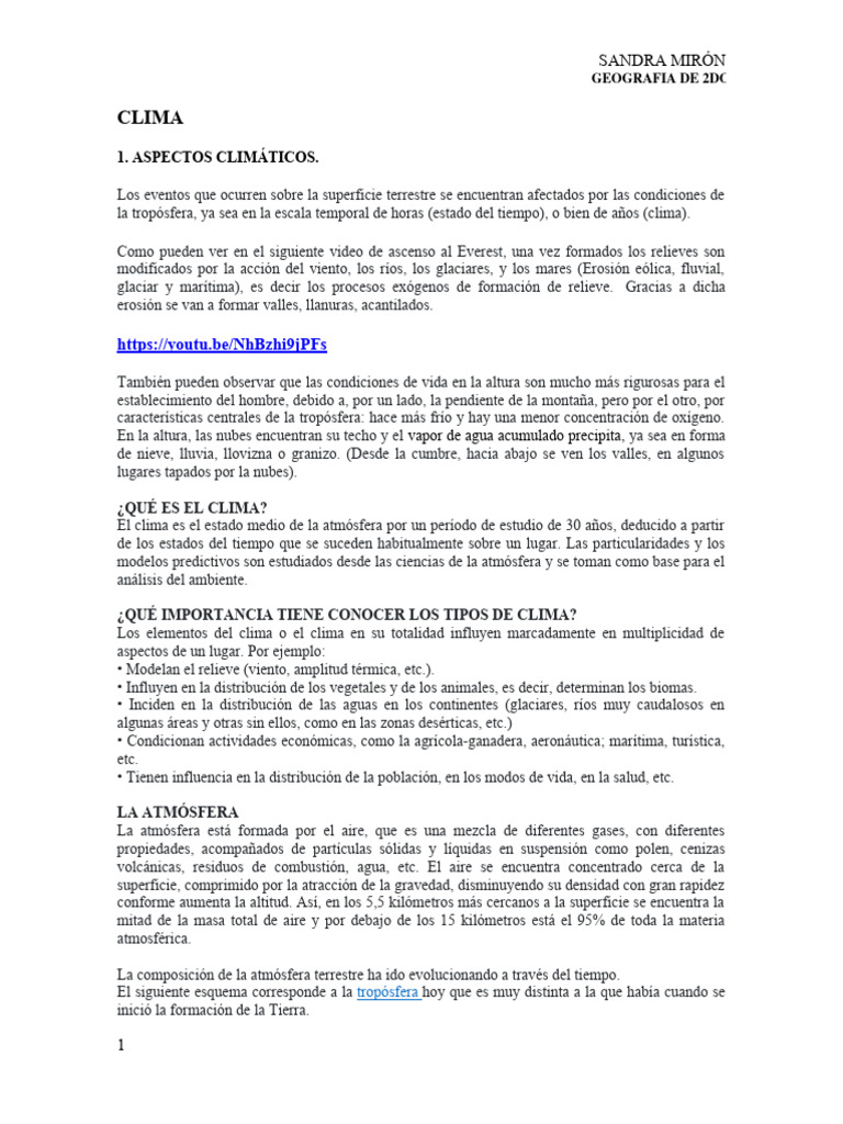 CLIMA GENERALIDADES | PDF | Monzón | Herida