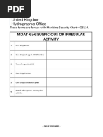 Annex e Mschoa Reporting Forms | PDF