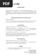 Philippine Airlines Script | PDF