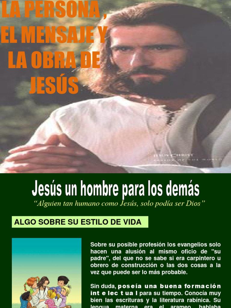 La Persona de Jesus | PDF
