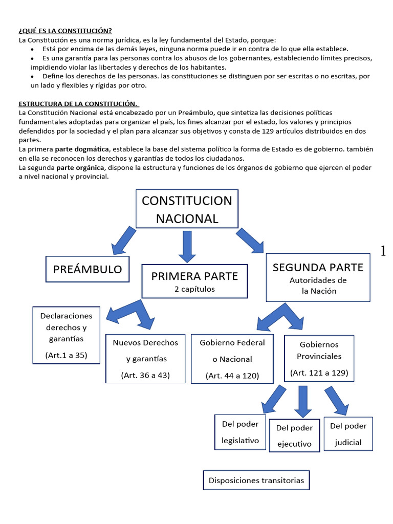 Qué Es La Constitución | PDF | Ejecutivo (gobierno) | Constitución