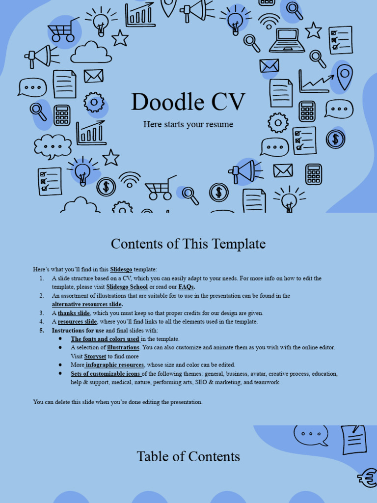 Doodle CV Blue Variant | PDF | Planets In Astrology | Planets
