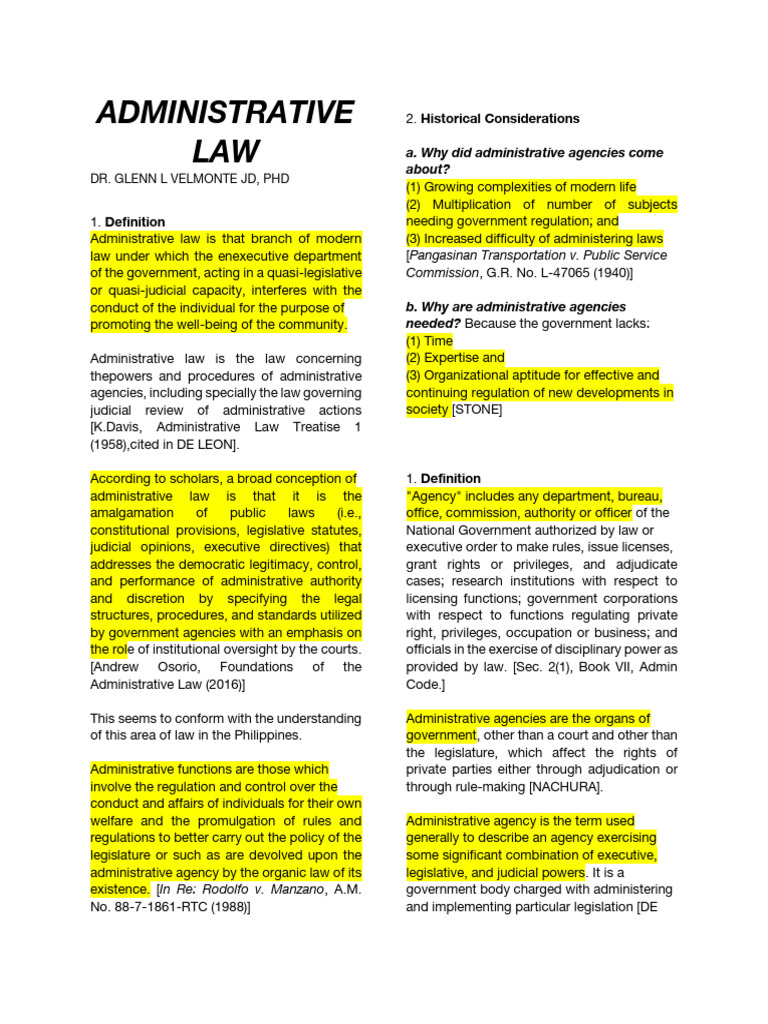 Admin Law-Module | Download Free PDF | Administrative Law | United ...