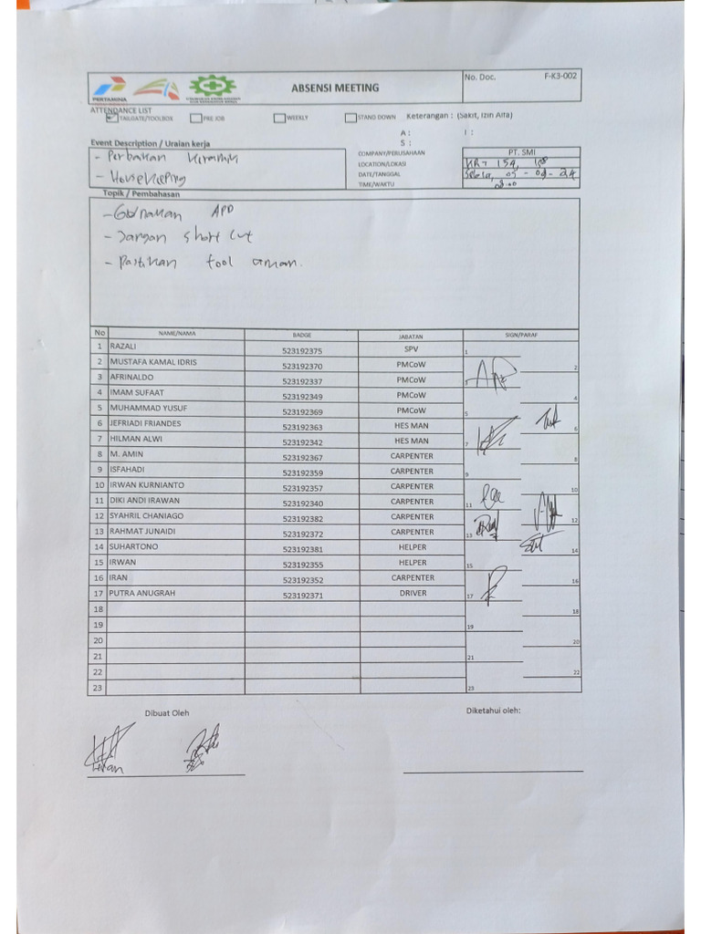 TBM 05-03-24 KRT 154, 158 (PT - RPL) | PDF