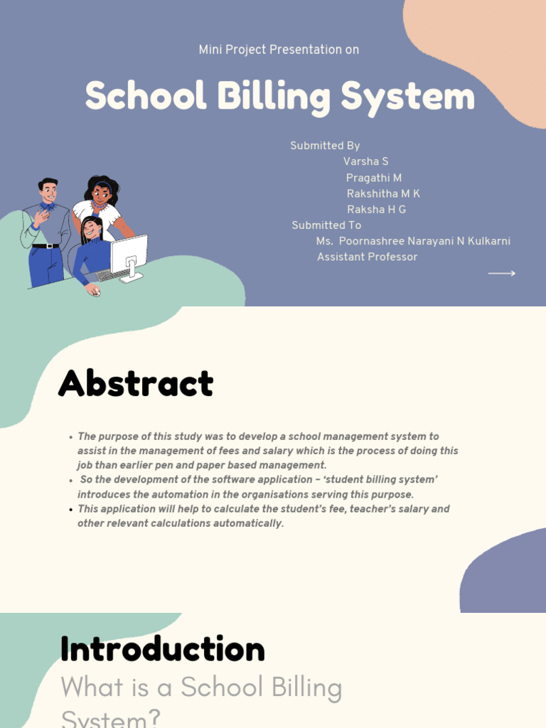 School Billing System | PDF | Computing | Software Engineering
