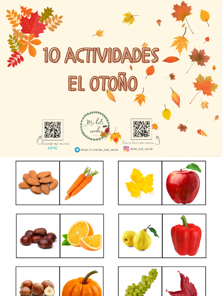 Actividades Otoñales para Niños | PDF