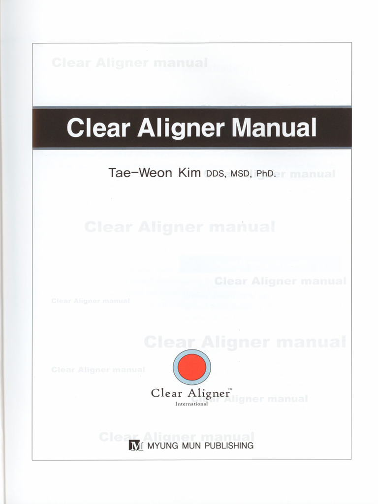 Clear Aligner Manual | PDF