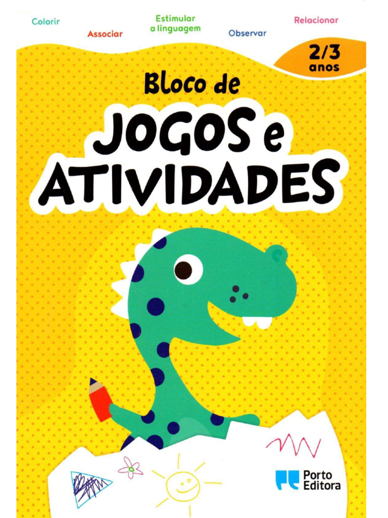 Bloco de Jogos e Atividades - 2-3 Anos | PDF