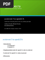 ecoinvent 3.10 for openLCA Users | PDF | Life Cycle Assessment | Databases
