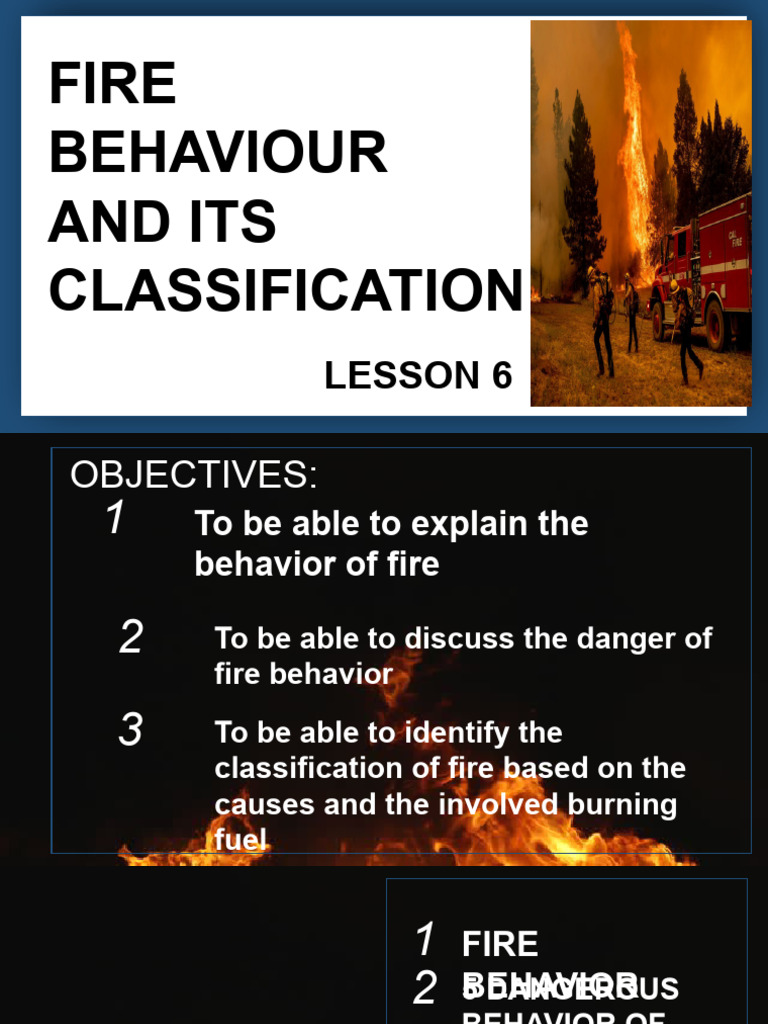 Cdi6 Fire Behaviour | PDF | Fires | Lightning
