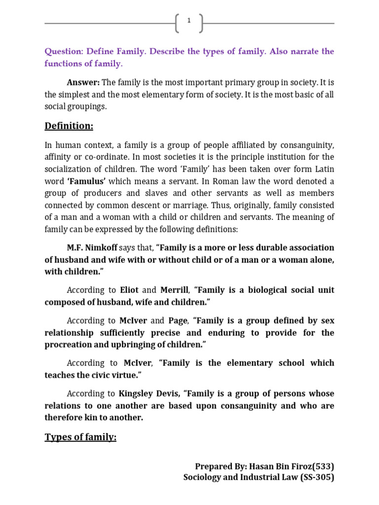 Sociology and Industrial Law (SS-305) | PDF | Sociology | Social ...