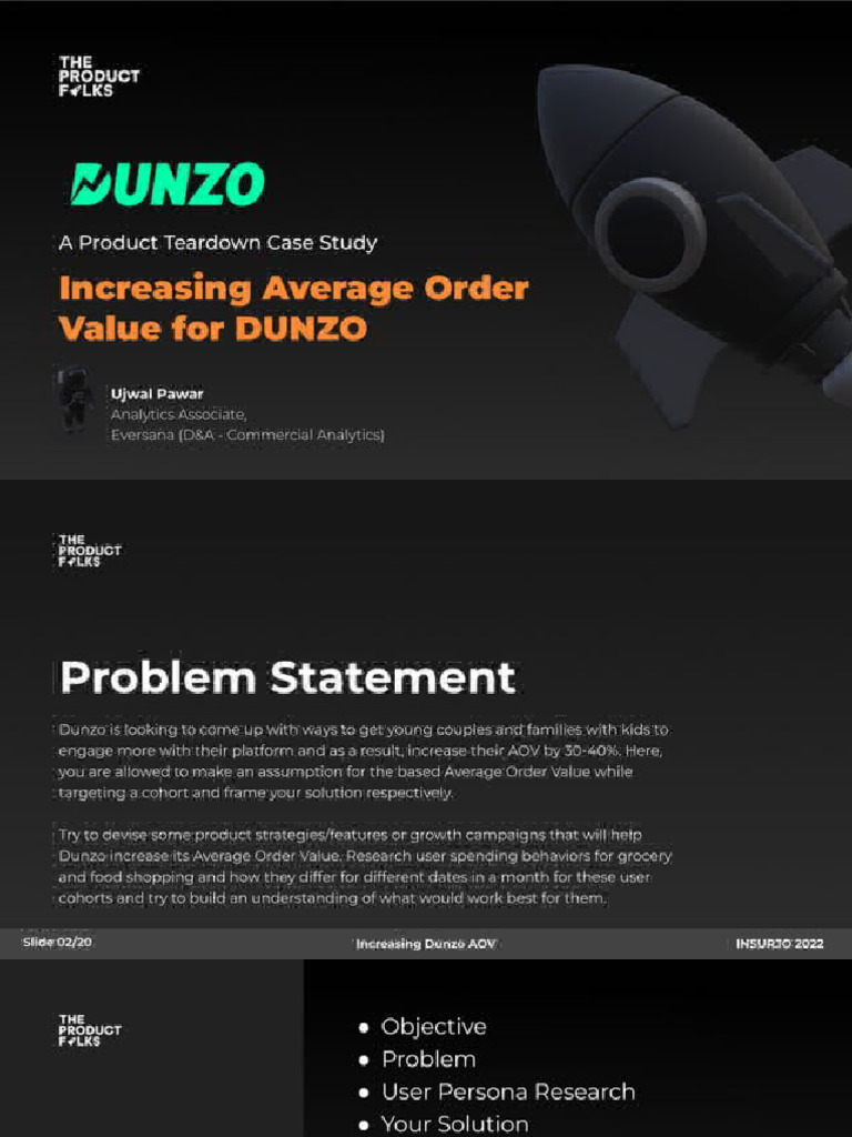 Dunzo Casestudy | PDF