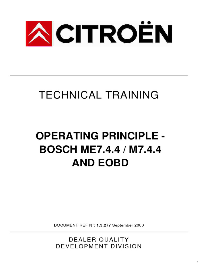 Bosch ME7.4.4 Wiring Diagram Guide | PDF | Throttle | Machines