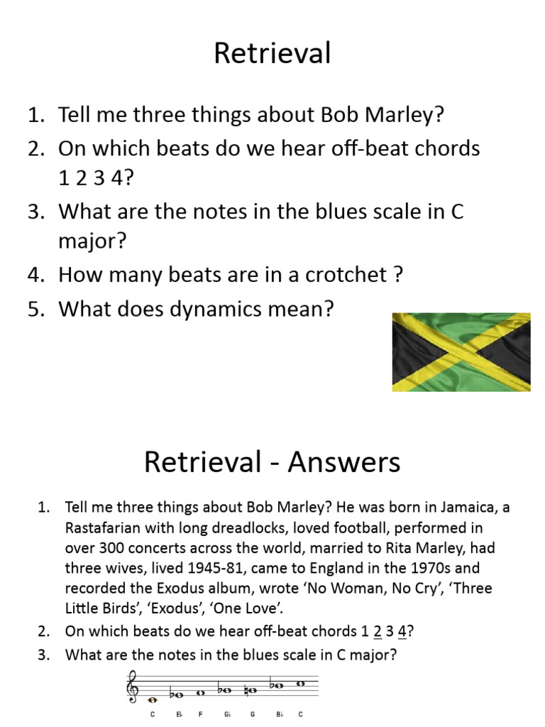 Ukulele Reggae Powerpoint Revision | PDF