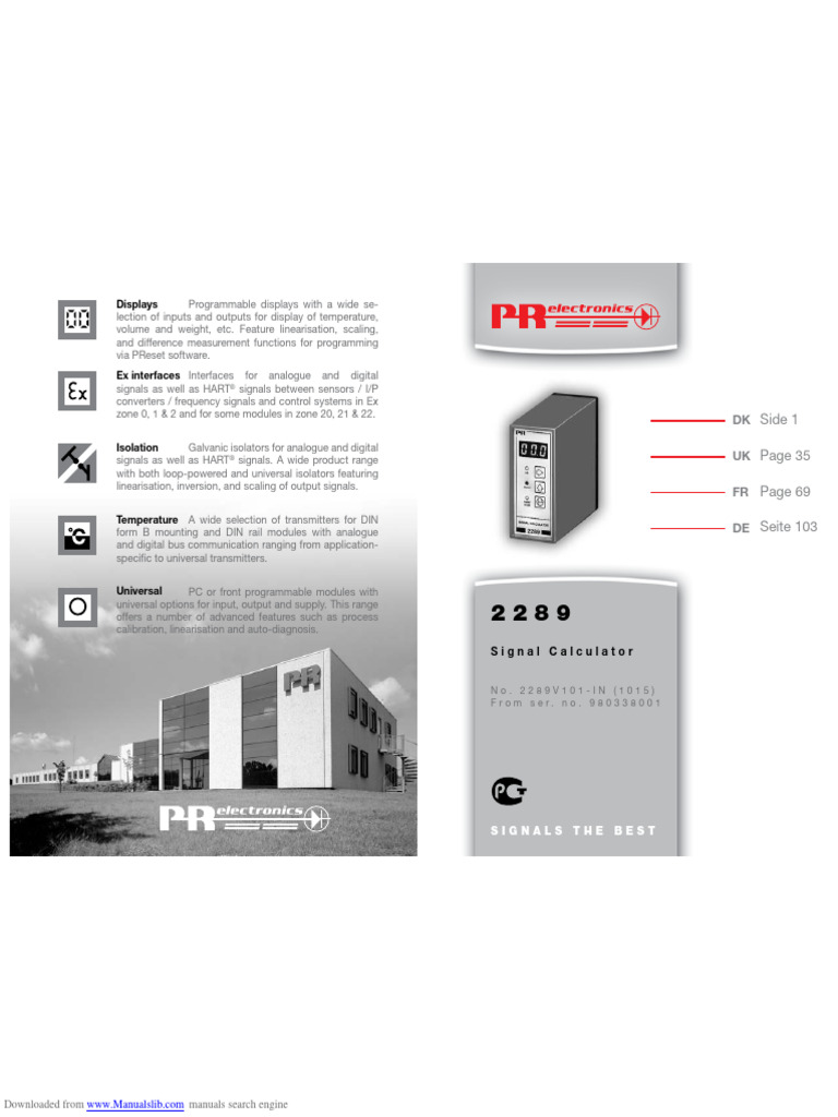 PR2289 | PDF | Control Theory | Input/Output