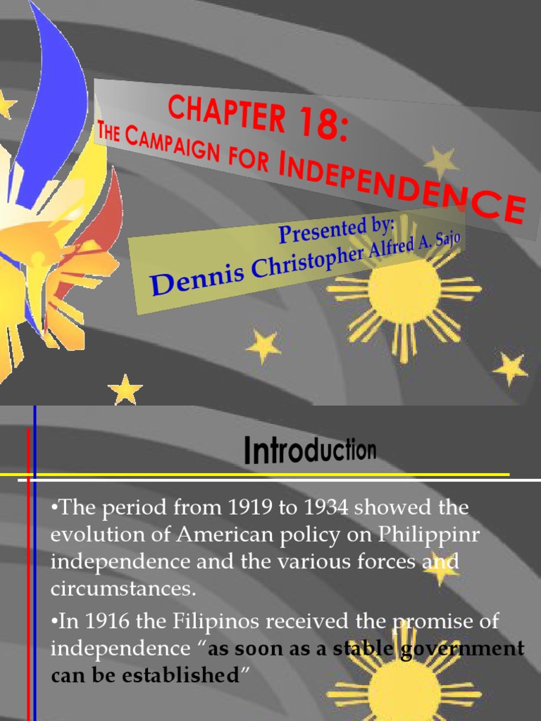 Philippine Independence Campaign 1919-1934 | PDF | Philippines | Government