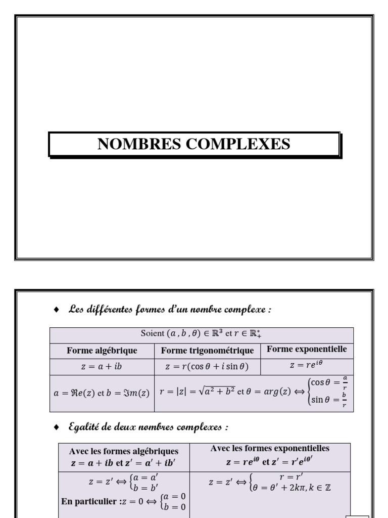 formules_nombres_complexes | PDF