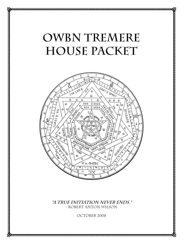 OWBN Tremere House Packet | PDF | Alchemy | Wicca