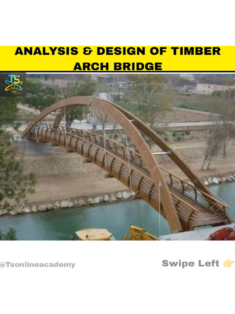 Analysis & Design of Timber Arch Bridge | PDF