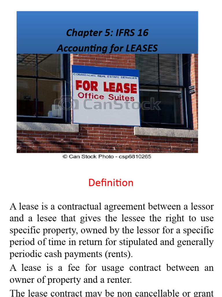 Understanding IFRS 16 Leases Explained | PDF | Lease | Private Law