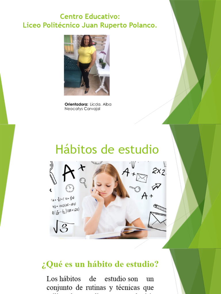 Hábitos de Estudio | PDF | Crecimiento personal y profesional ...