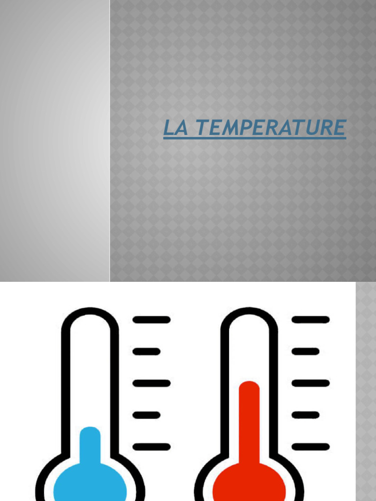 Variations de la Température Corporelle | PDF | Hypothermie | Fièvre