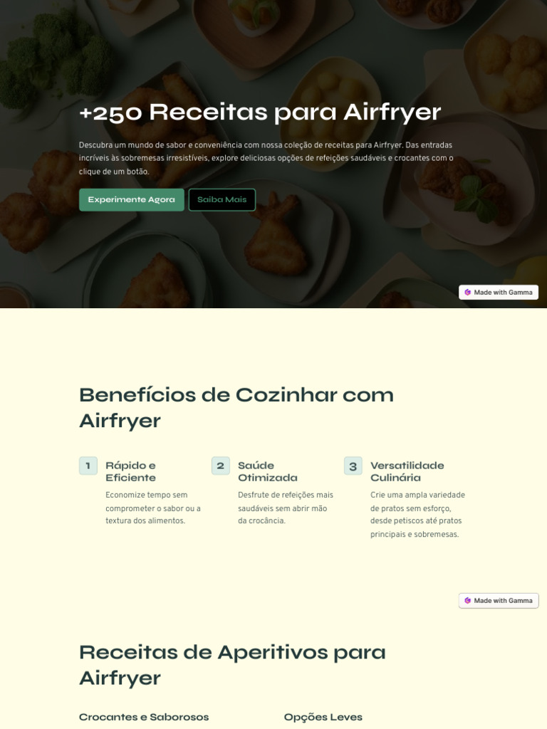 Receitas Variadas para Airfryer | PDF | Culinária | Vegetarianismo