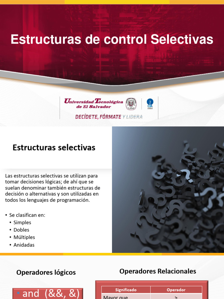 Estructuras de Control Selectivas | PDF | Ciencias de la Computación ...