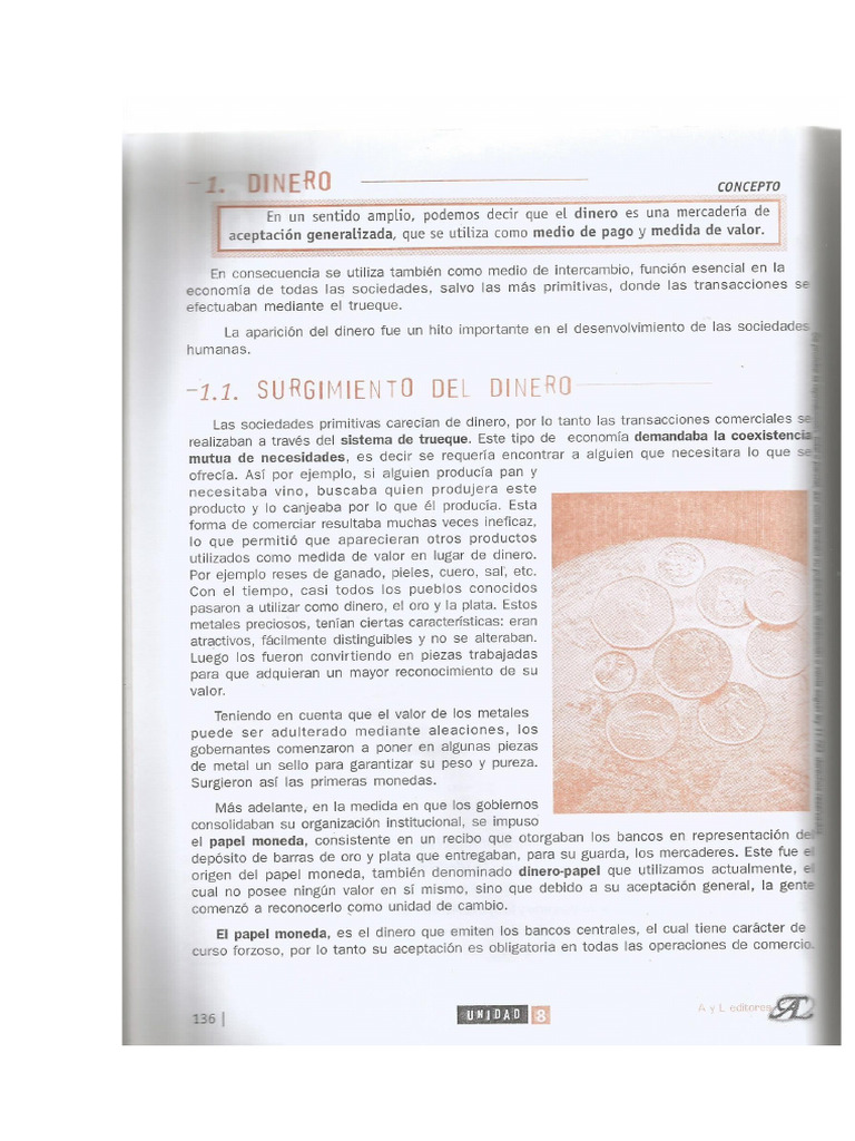 Dinero - Bancos - Política Monetaria | PDF