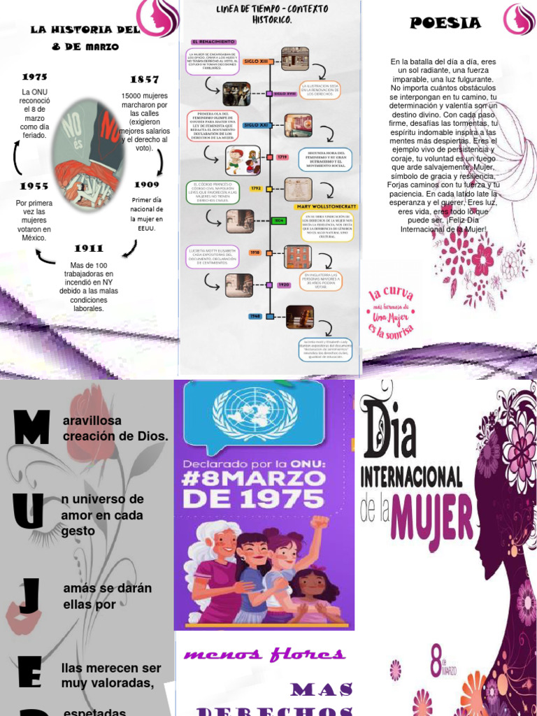 Triptico 8 de Marzo | PDF