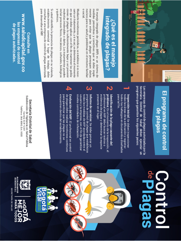 Plegable Control de Plagas | PDF