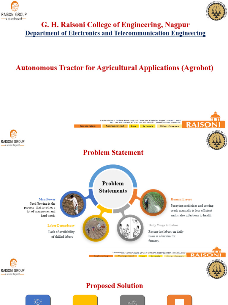 Agrobot - Project PPT (1) - 2 | PDF