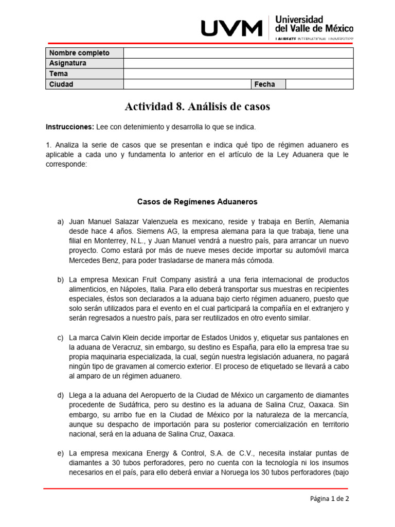 A8 AnalisisCasos | PDF