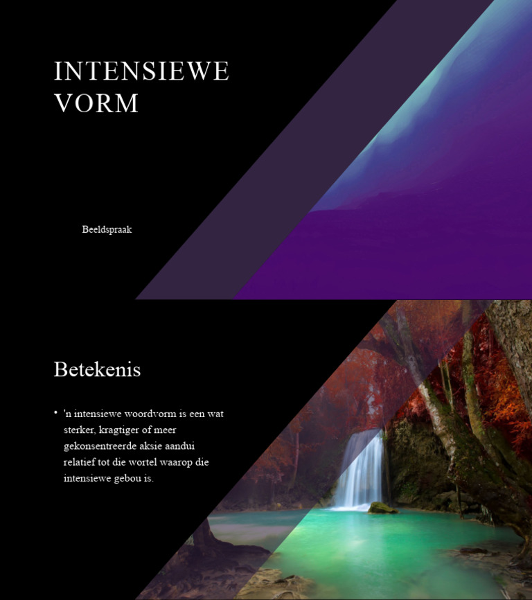 Intensiewe Vorm | PDF